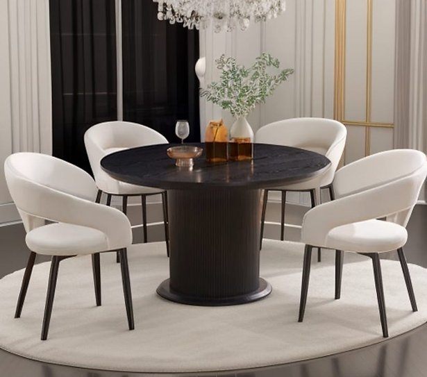Jordan 5PC Dining Set White – Moda Home Furniture